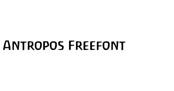Antropos Freefont