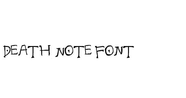 Death Note Font