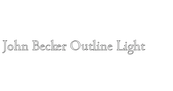 John Becker Outline Light