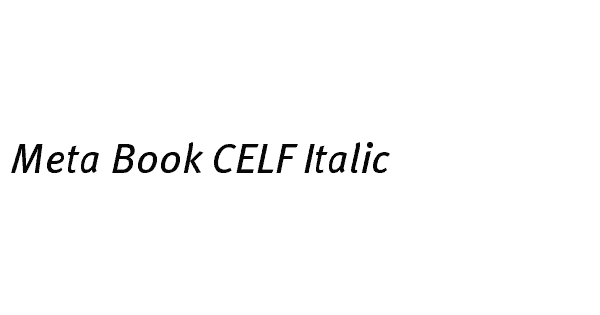 Meta Book CELF Italic