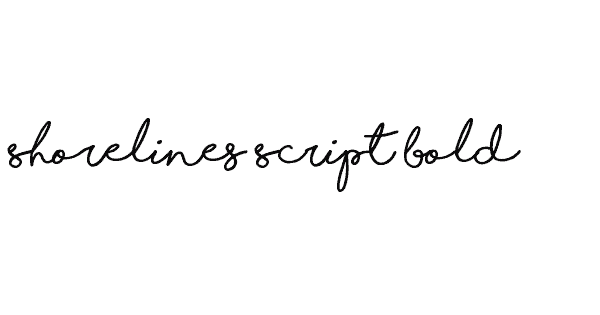 Shorelines Script Bold