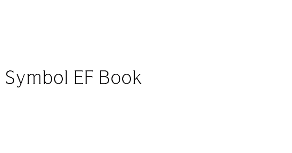 Symbol EF Book